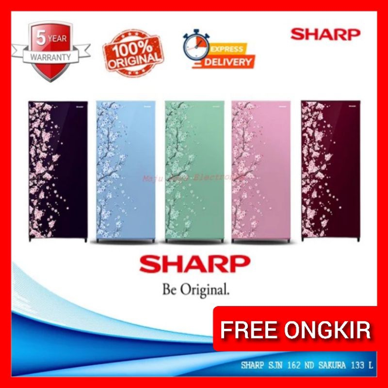 Jual KHUSUS PALEMBANG KULKAS 1 PINTU SHARP SJ 162 ORIGINAL | Shopee ...