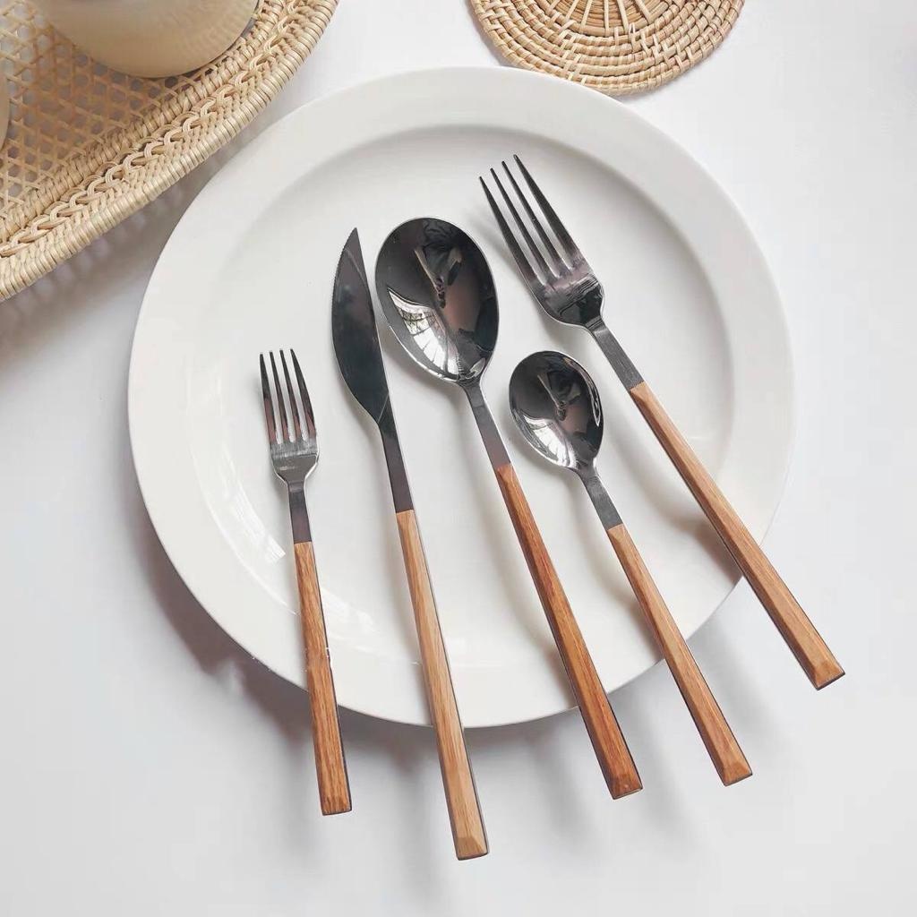 Jual TEMARUMA SUJEO Sendok Garpu Pisau Aesthetic Korea / Peralatan ...