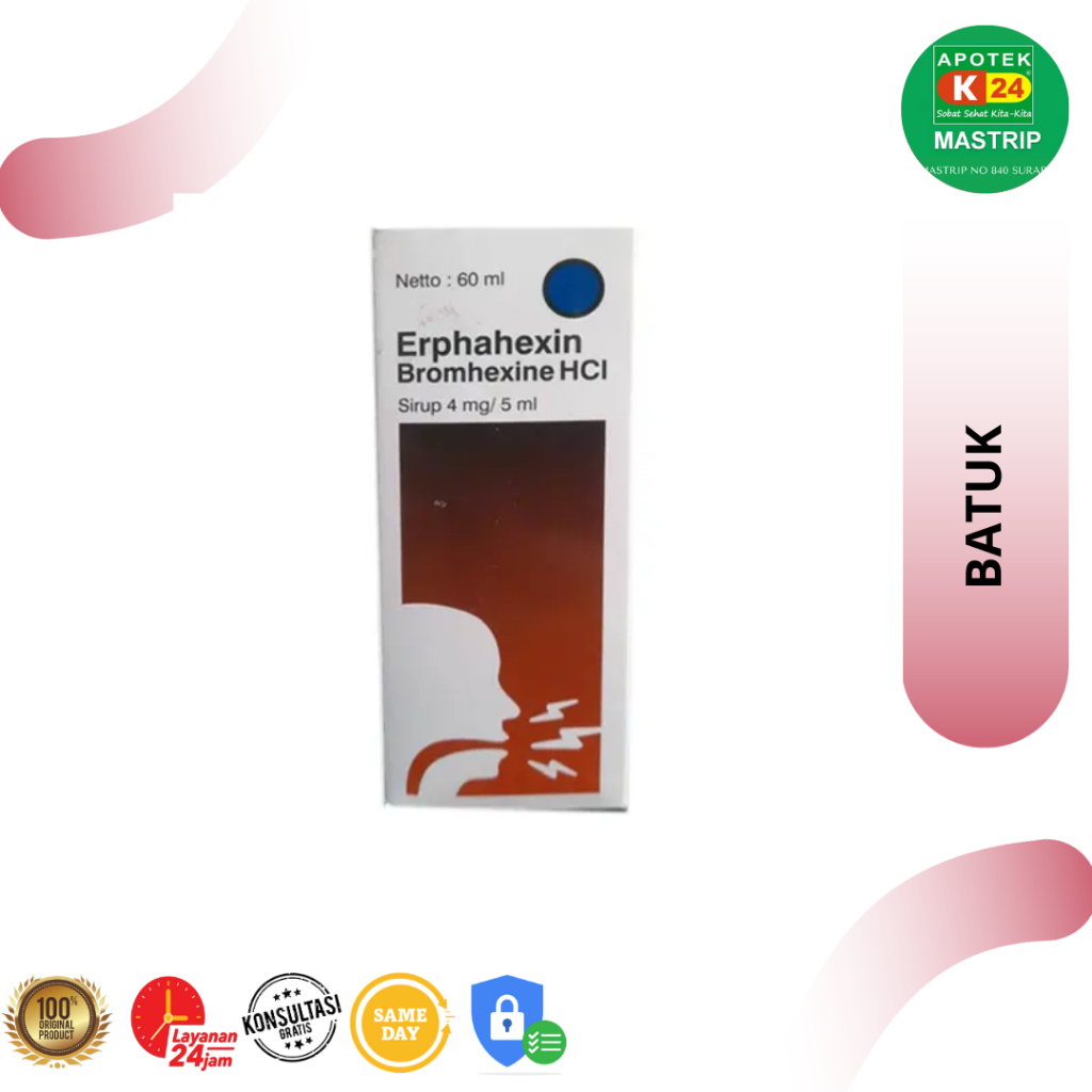 Jual Erphahexin Sirup / Batuk Berdahak / 2- Dewasa / 60ml | Shopee ...