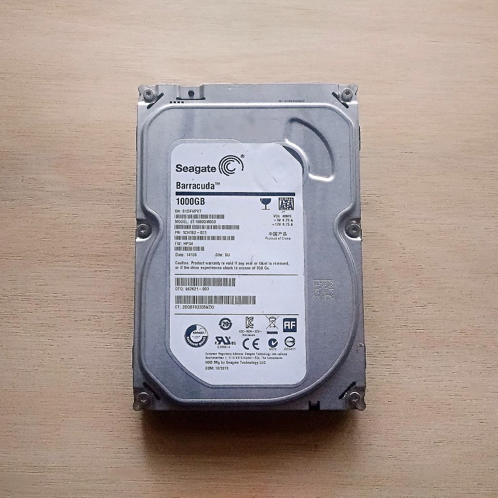 Jual HARDISK INTERNAL PC ORIGINAL 1 TB brand SEAGATE 7200rpm | Shopee ...