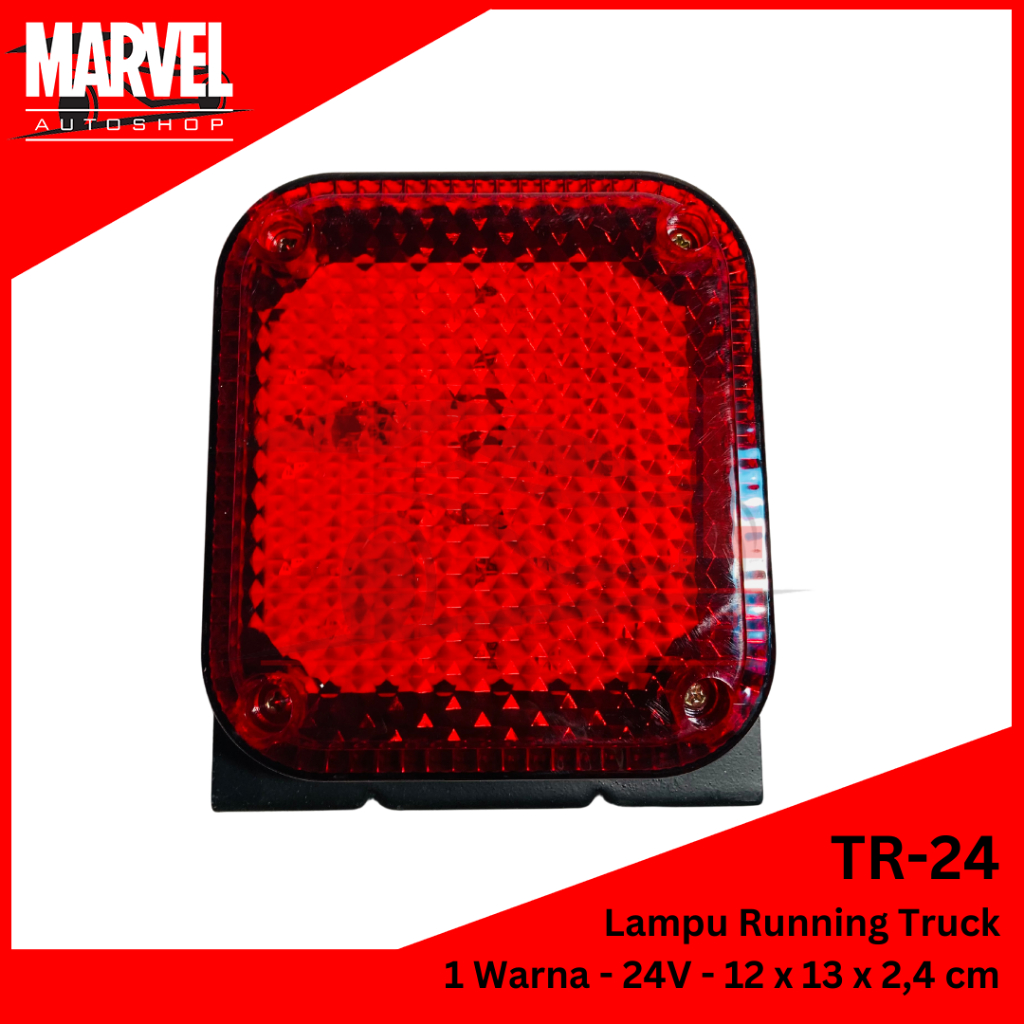 Jual LAMPU LED RUNNING SAMPING BAK TRUCK TRUK KOTAK 12V / 24V 24 VOLT ...