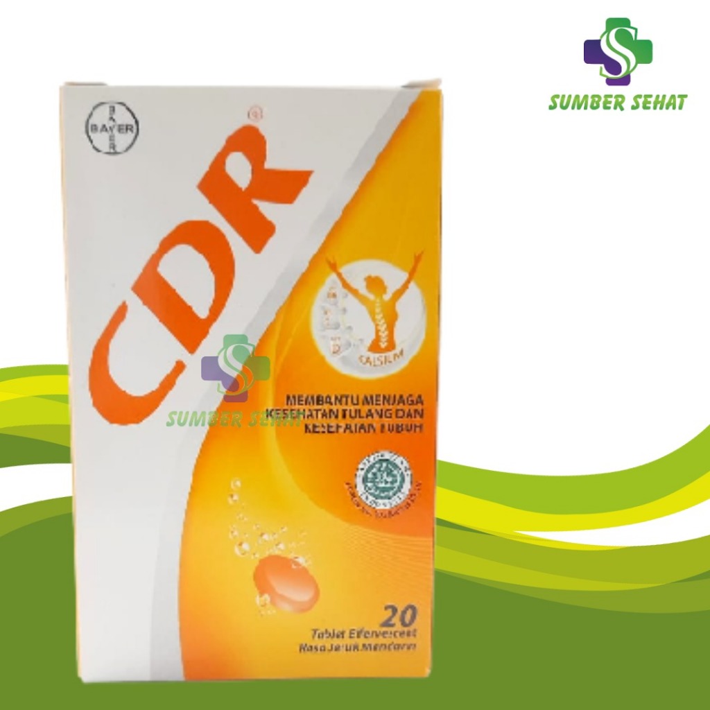 Jual CDR EFFERVESCENT JERUK MANDARIN TUBE 20 TABLET | Shopee Indonesia