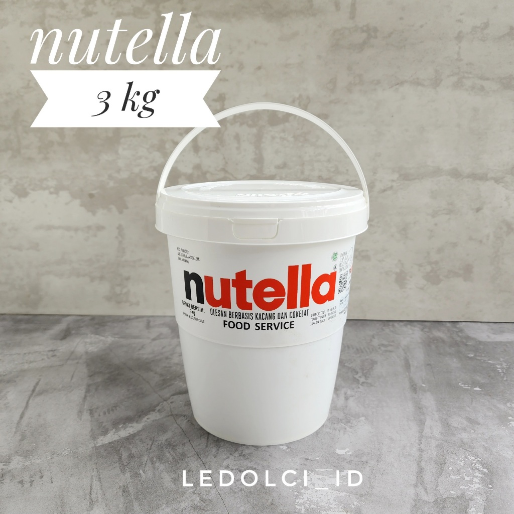 Jual NUTELLA 3 KG | SELAI NUTELLA 3 KG BESAR KEMASAN ASLI EMBER ...