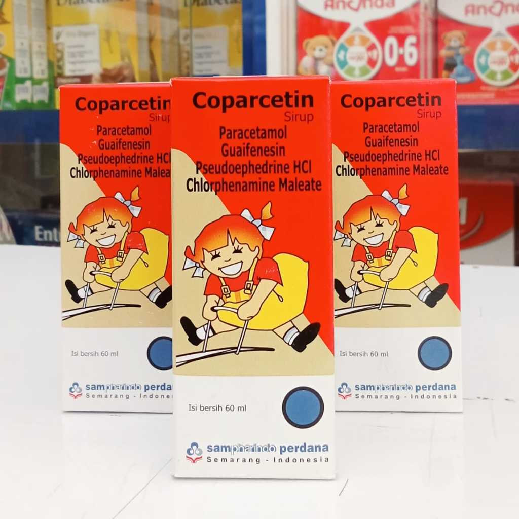 Jual COPARCETIN Sirup Obat Batuk dan Pilek 60ml | Shopee Indonesia