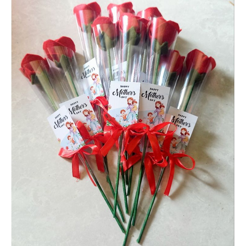 Jual Buket Bunga per tangkai satuan Baby pink | Buket hari guru Buket ...