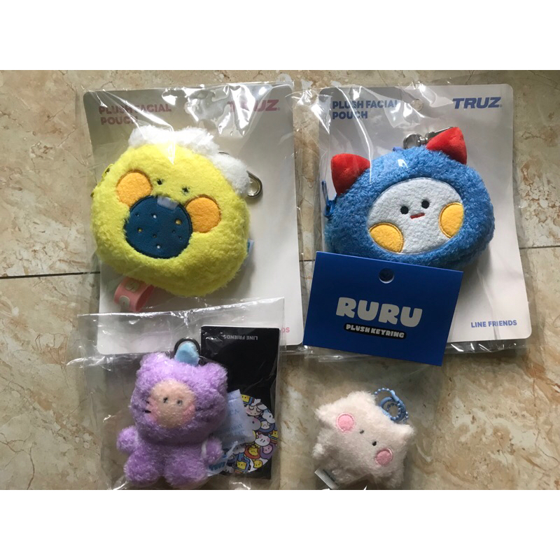 Jual TRUZ minini bagcharm plush facial pouch woopy chili podong ...
