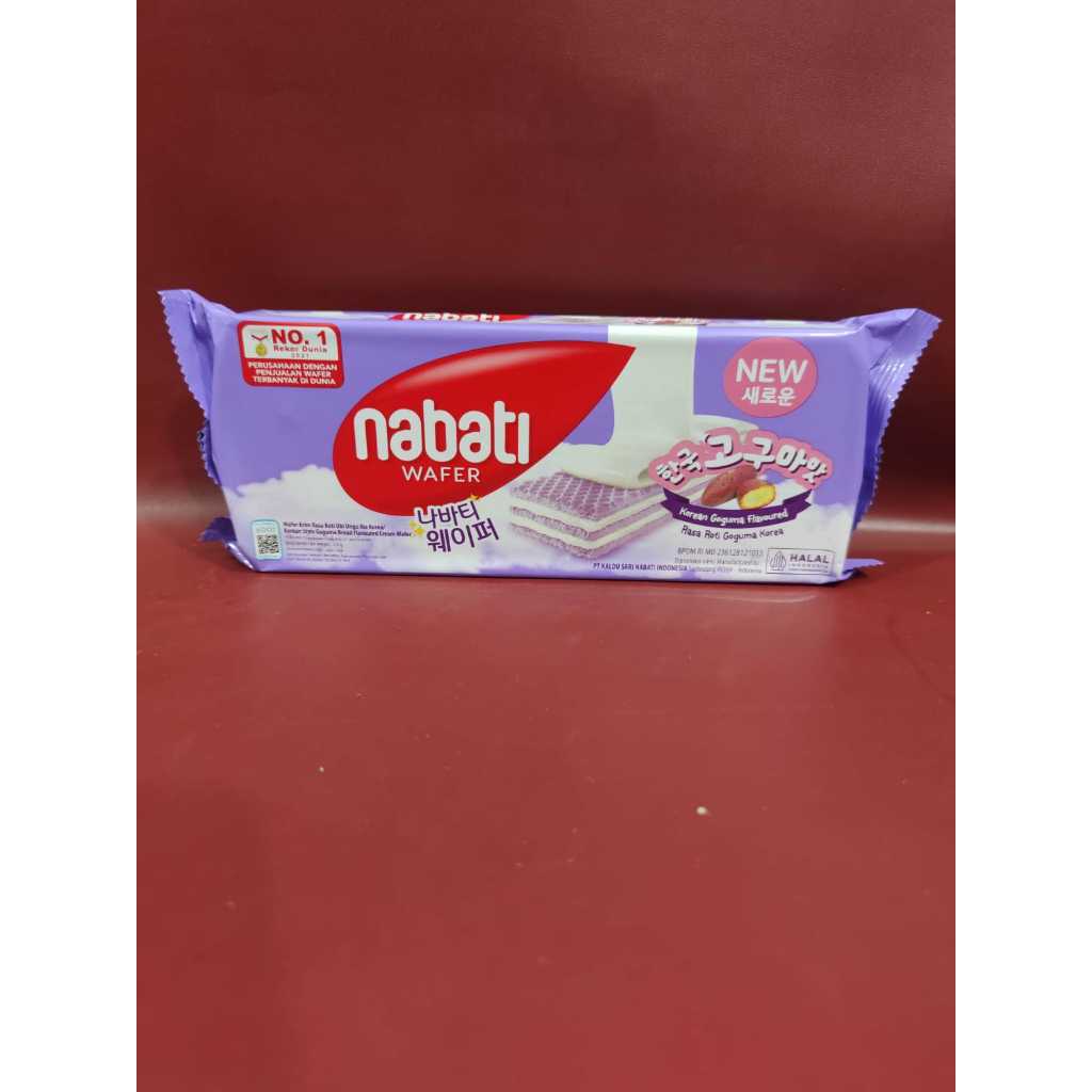 Jual Wafer Nabati Korean Goguma 110gr - Snack Biskuit Wafer Nabati Rasa ...