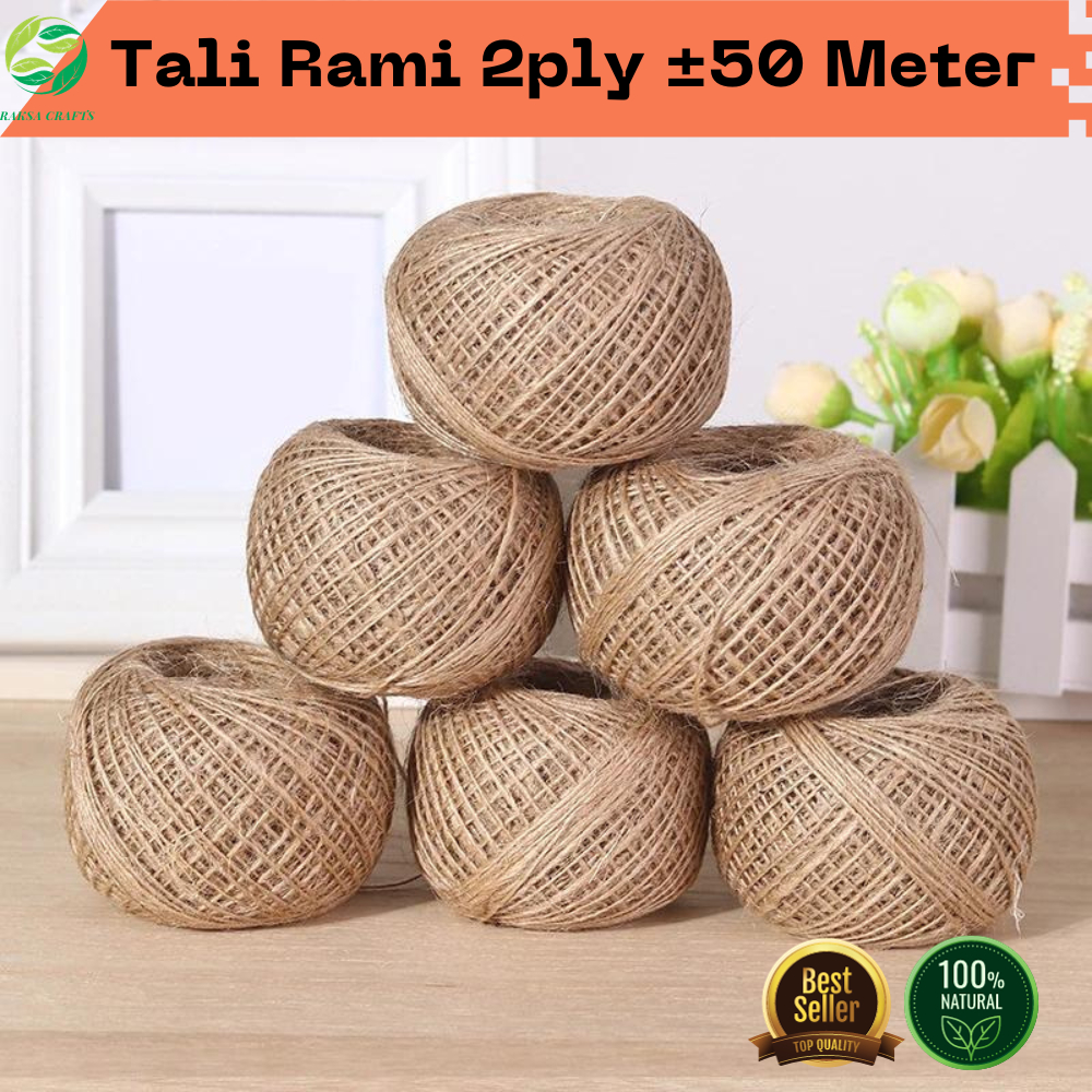 Jual Tali Rami /Goni ukuran 2 PLY Panjang ±50 Meter | Tali Goni ...