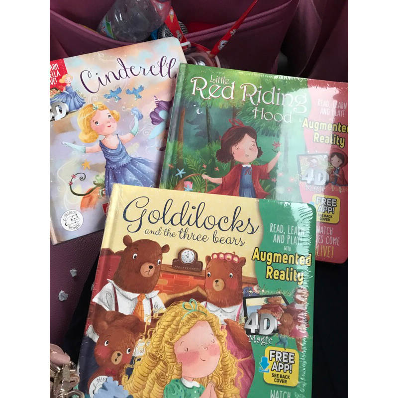 Jual LITTLE RED RIDING HOOD GOLDILOCKS CINDERELLA LITTLE HIPPO ...