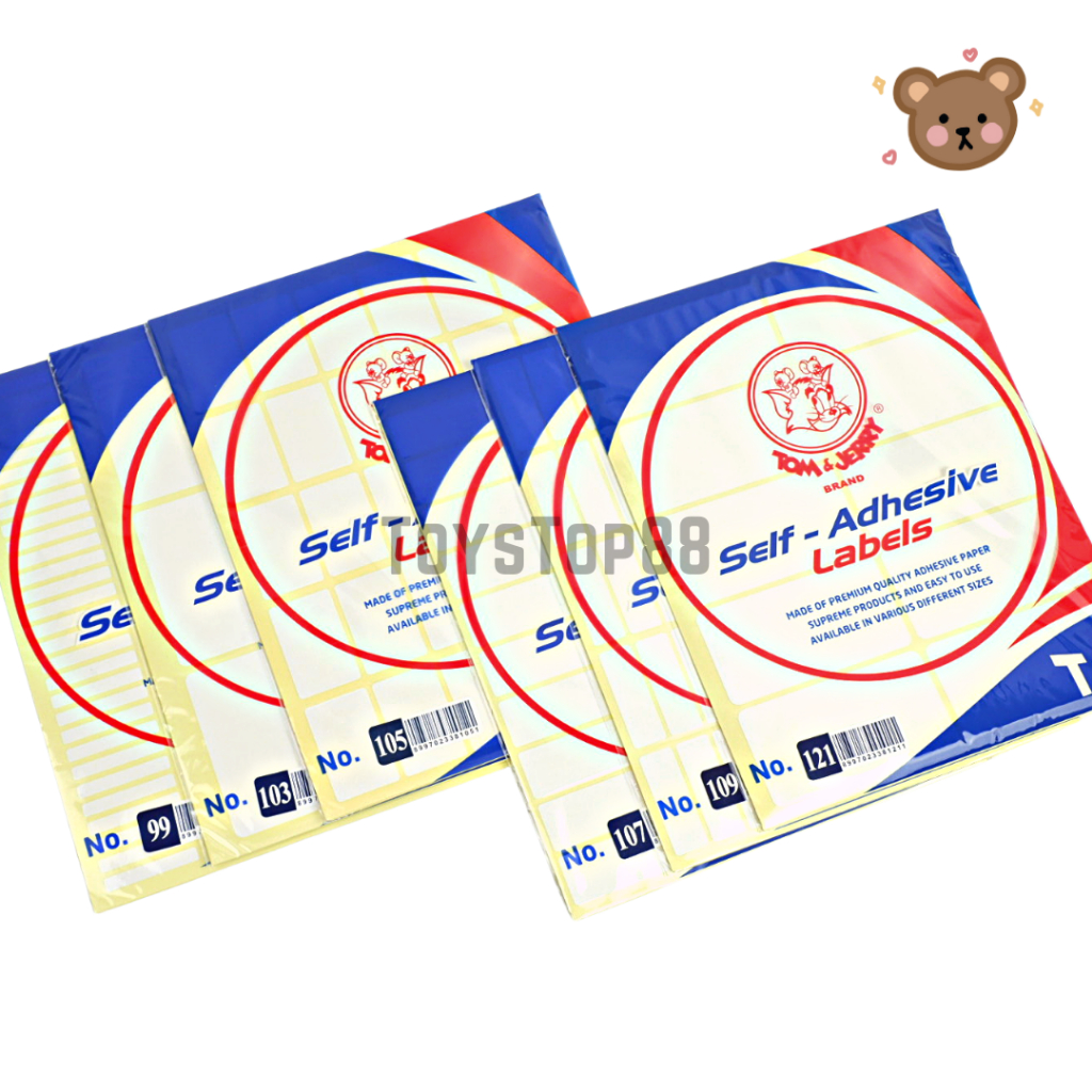 Jual Label Tom and Jerry - Sticker Tom & Jerry - Self Adhesive Labels ...