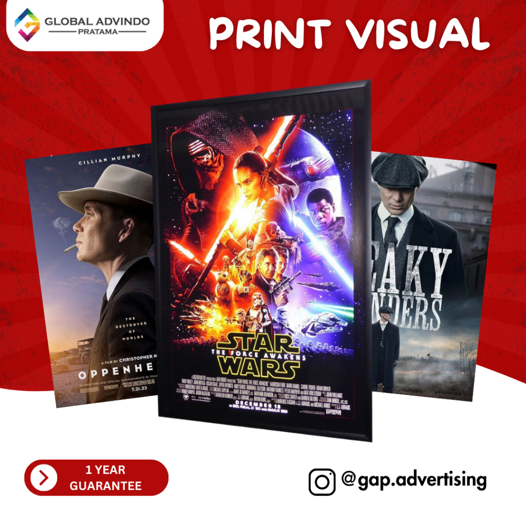 Jual Poster Duratrans Light box / print poster / slim light box poster ...