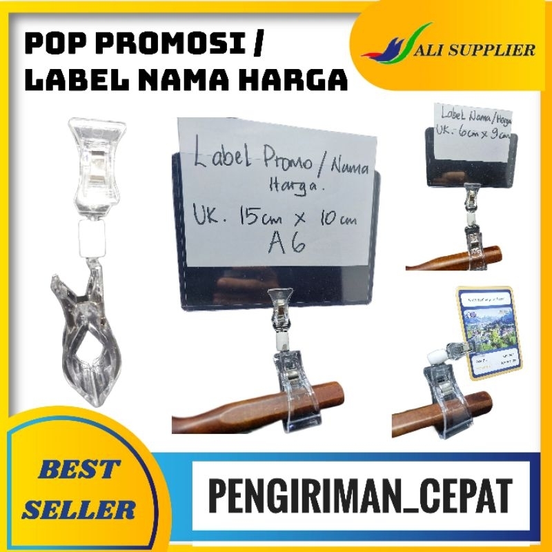 Jual 1 SET JEPIT + CASE / POP MAKANAN / POP DISPLAY MAKANAN / POP LABEL ...