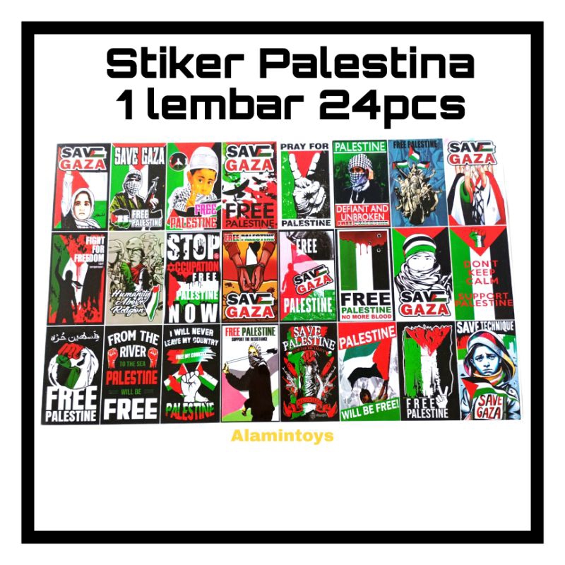 Jual Stiker dukungan Palestina save Gaza | Shopee Indonesia