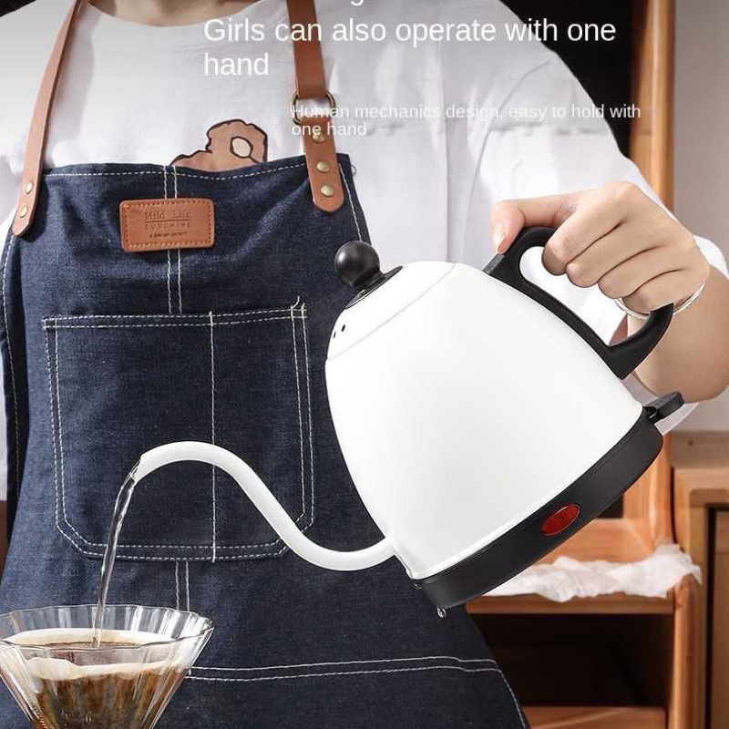 Jual nankeen shop - Teko Listrik Putih Hitam/Pemanas Air Leher Angsa ...