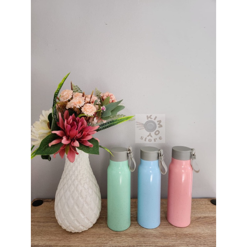 Jual Botol Kaca Go Green Warna Pastel Botol Souvenir 400ML | Shopee ...