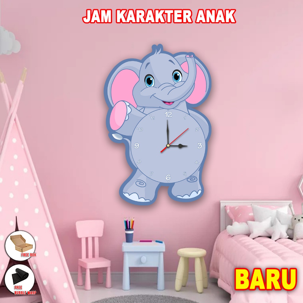Jual JAM KARAKTER ANAK JAM DINDING KARAKTER | Shopee Indonesia