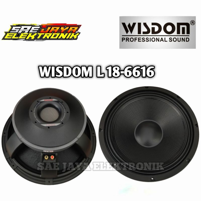 Jual Speaker Komponen Wisdom L 18 6616 / L18-6616 / 18 Inch | Shopee ...