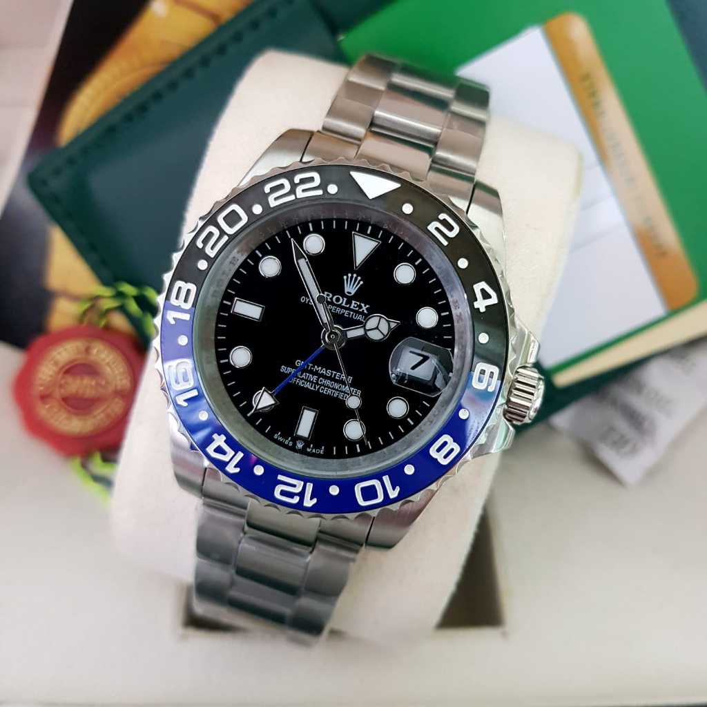 Jual JAM ROLEX GMT MASTER YATCH MASTER AUTOMATIC STAINLESS SILVER ...