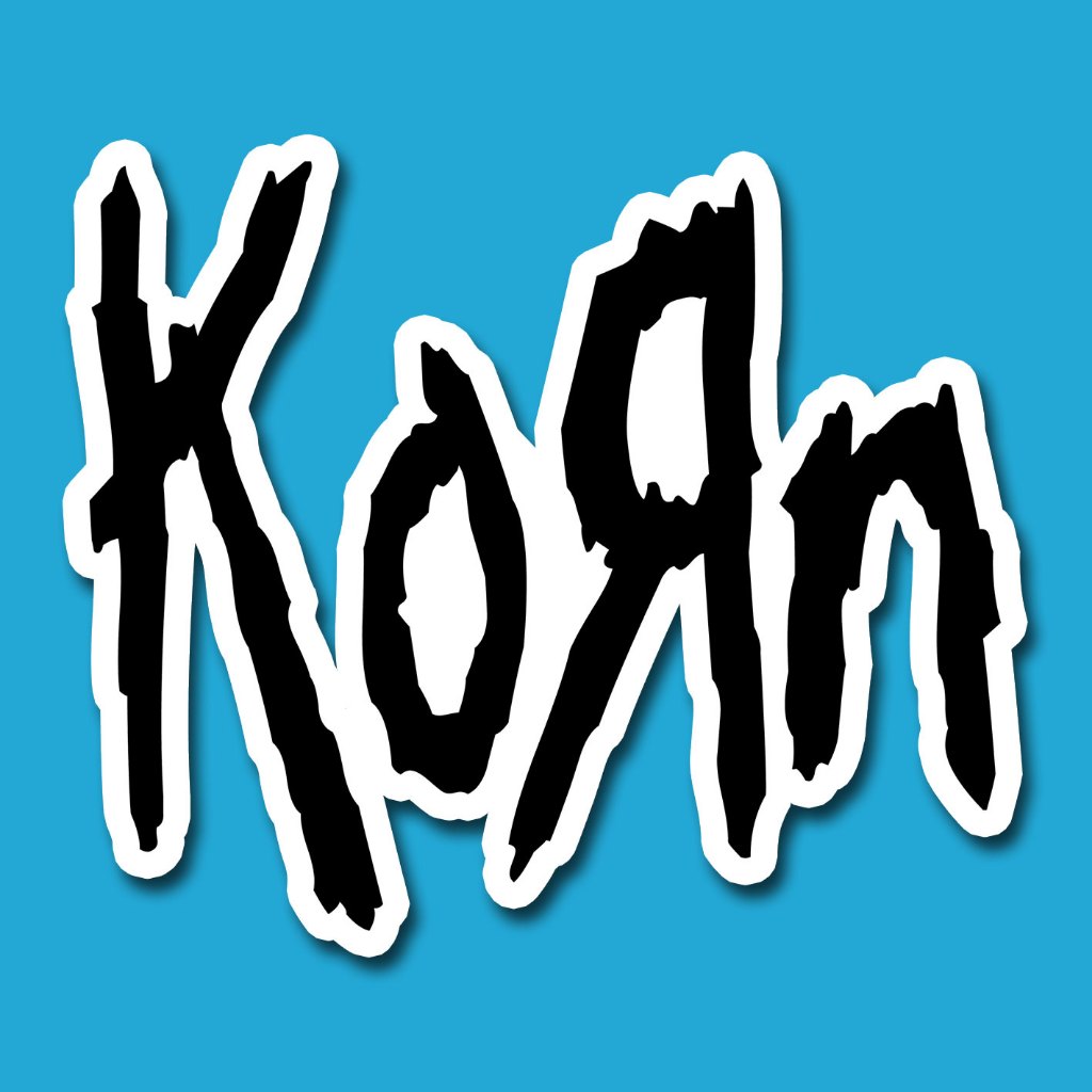 Jual KORN LOGO - STICKER CUTTING / METAL / BAND INDIE / POP PUNK STIKER ...