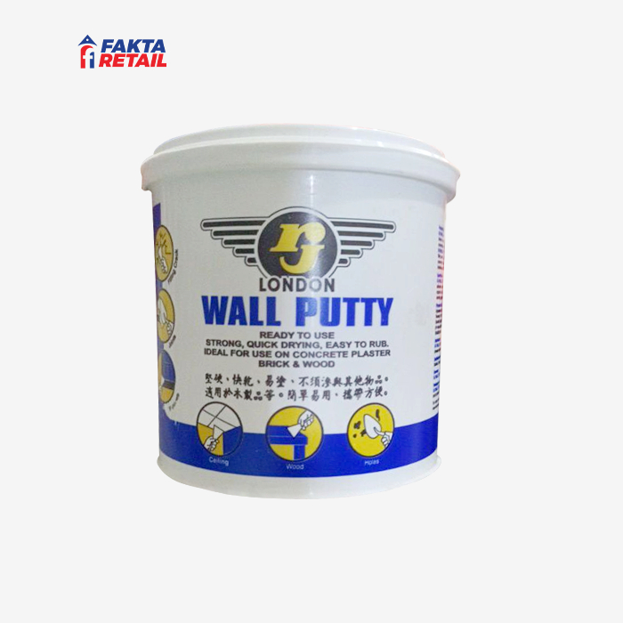 Jual Dempul Plamur RJ Wall Putty Dempul Tembok Plamir 1kg & 5 kg ...
