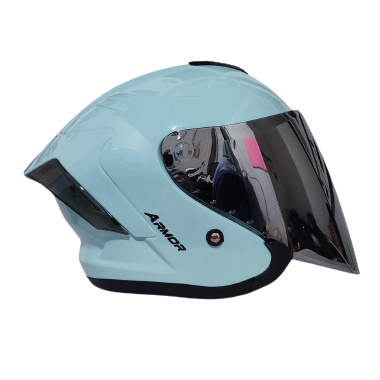 Jual Helm Js Armor Half Face Solid Premium Original SNI | Shopee Indonesia