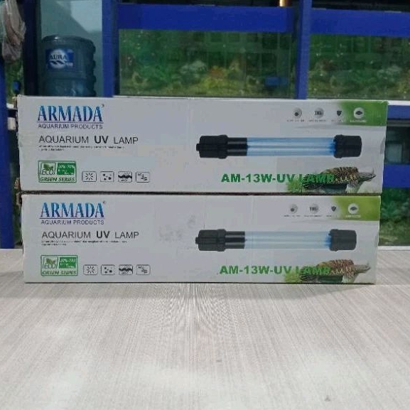 Jual Lampu UV ARMADA AM 13W Pembasmi Algae Kuman dan Bakteri. | Shopee ...