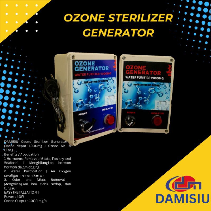 Jual Ozone Generator Sterilizer Damisiu 1000Mg 2000Mg | Shopee Indonesia