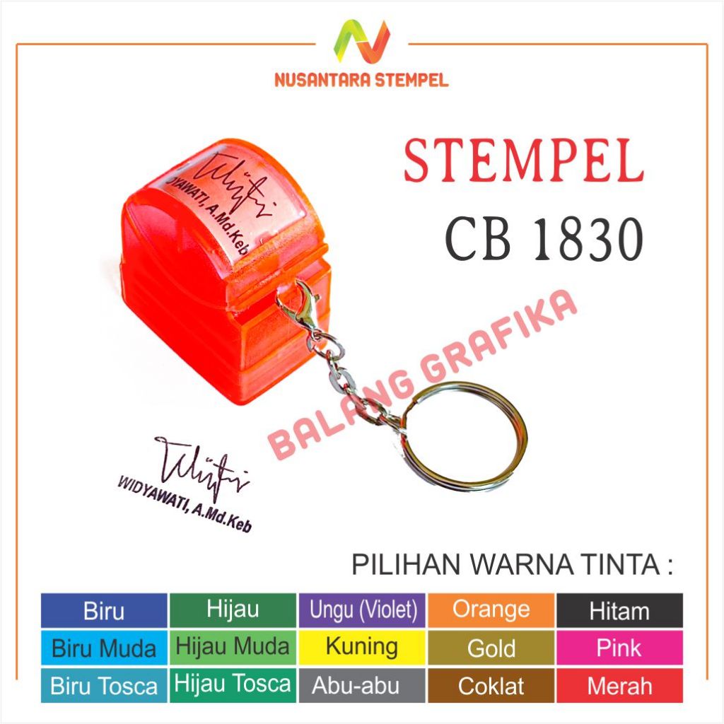 Jual Cetak Stempel Tanda Tangan Guru Perawat Bidan Dokter Stampel Ttd ...