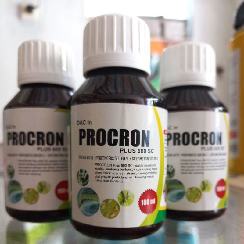 Jual Insektisida PROCRON PLUS 600SC 100 ML Profenofos + Sipermetrin ...