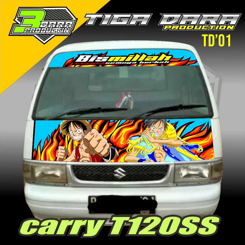 Jual STIKER DECAL KABIN CARRY T120SS STIKER KACA CARRY T120SS STIKER ...
