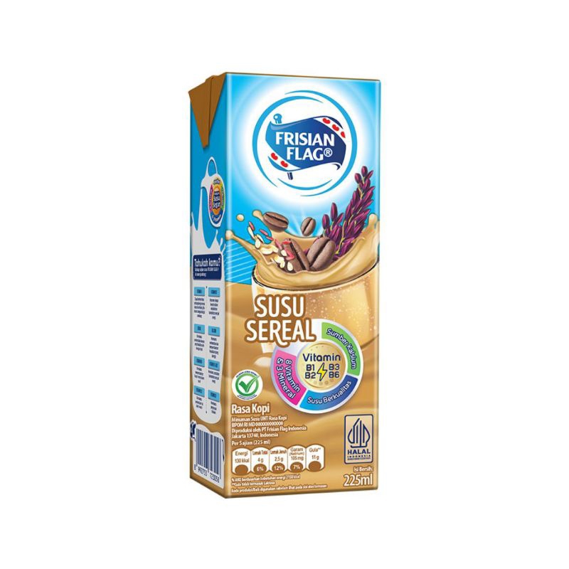 Jual FRISIAN FLAG susu UHT sereal rasa kopi 225 ml | Shopee Indonesia