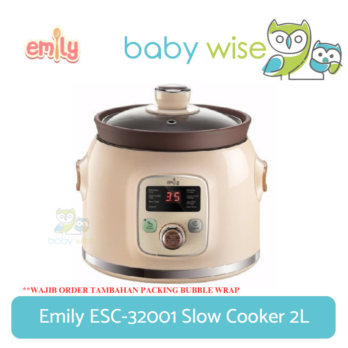 Jual Emily ESC-32001 Slow Cooker 2L - Alat Masak Makanan MPASI Anak ...