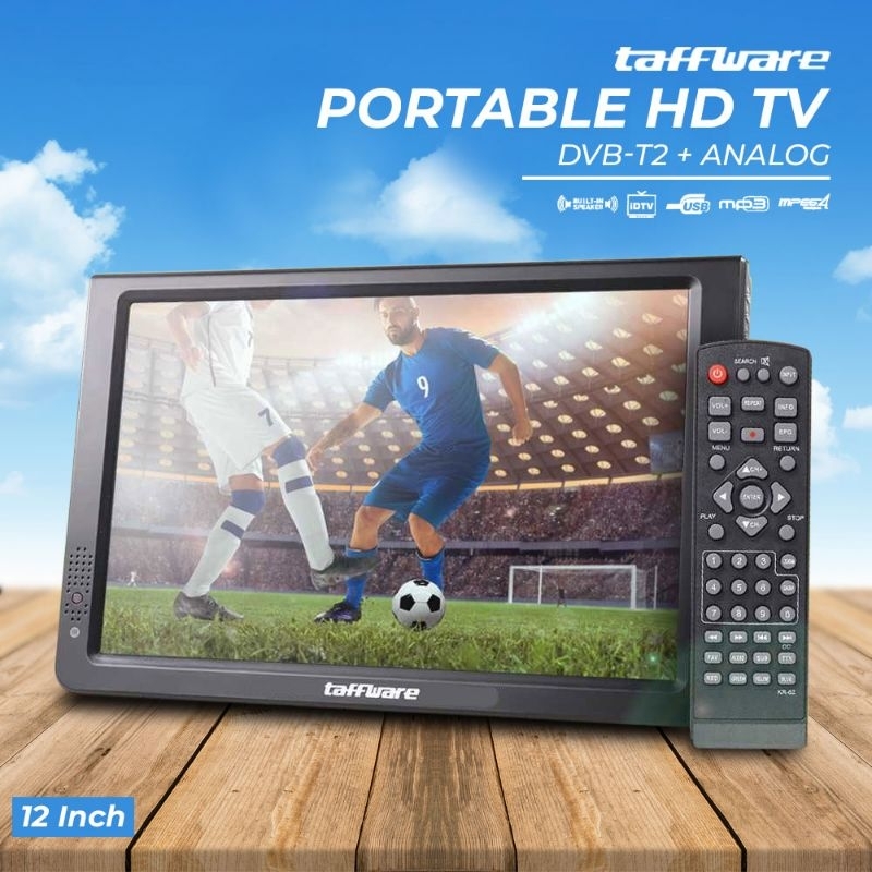 Jual Portable TV Monitor Piknik Travelling 12 Inch DVB-T2 + Analog ...