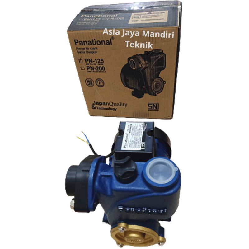 Jual POMPA AIR LISTRIK PANATIONAL PN-125 NON OTOMATIS /POMPA AIR ...