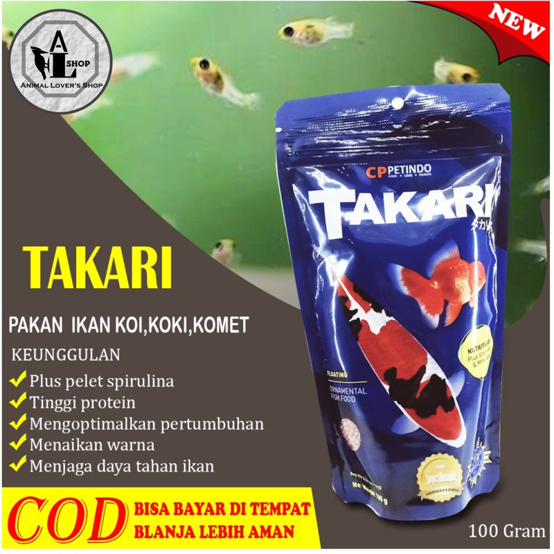 Jual Takari fish food pelet Takari pakan ikan hias koi,koki,louhan,mas ...