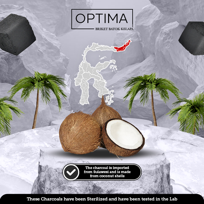 Jual Optima Lite Arang Briket Batok Kelapa Cube 1 Kg BBQ | Shopee Indonesia