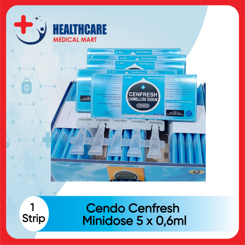 Jual TETES MATA CENDO CENFRESH MINIDOSE 1 STRIP ISI 5 x 0,6 ml | Shopee ...