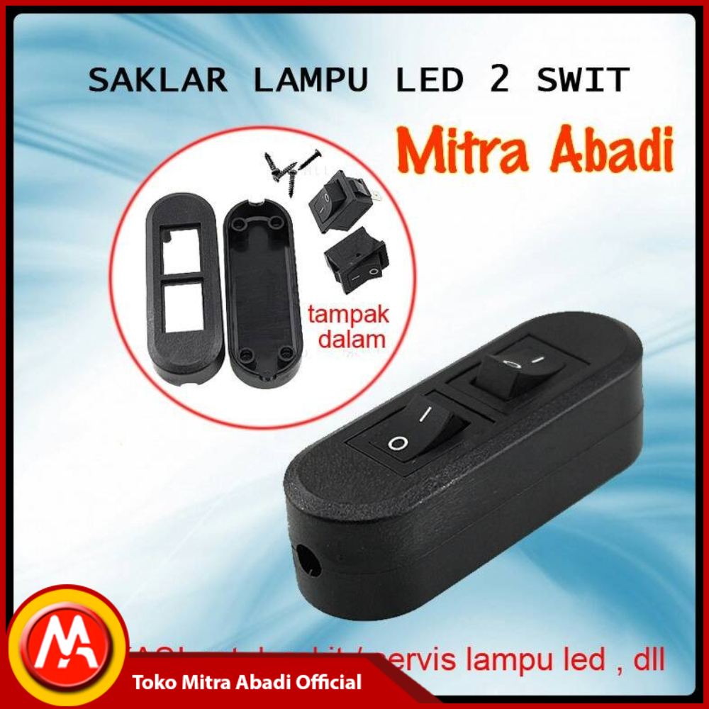 Jual Saklar Lampu LED 2 Switch ON/OFF | Shopee Indonesia