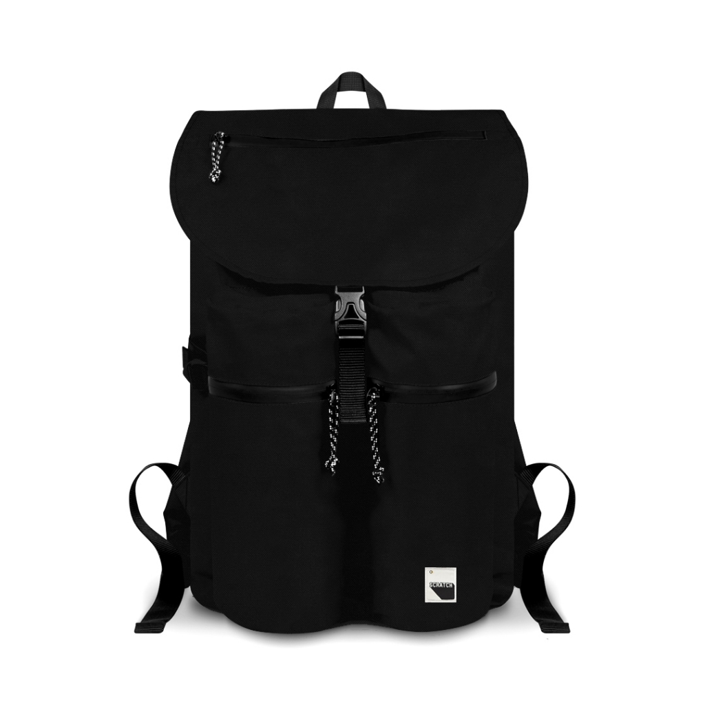 Jual Scratchline Oct Backpack Black Tas Ransel Unisex | Shopee Indonesia