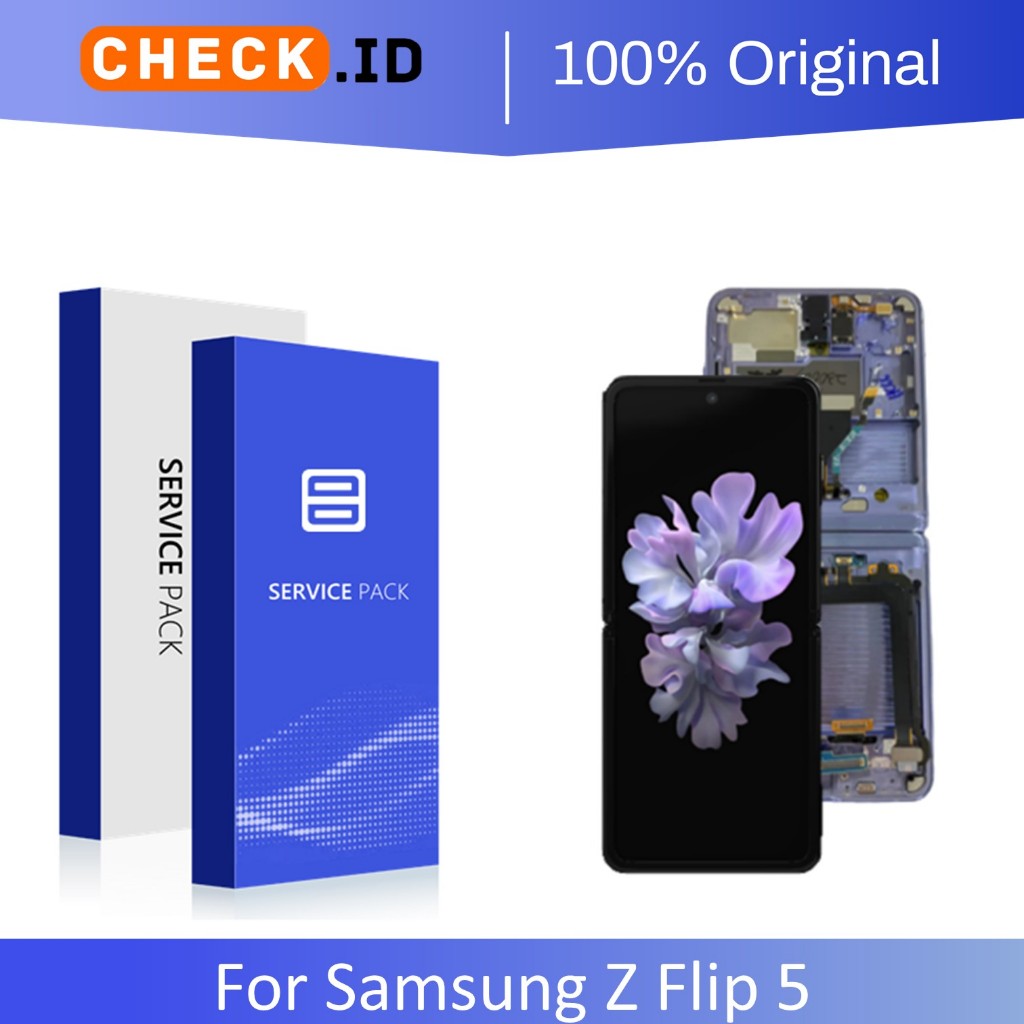 Jual [ CHECK.ID ] LCD UTAMA BAGIAN DALAM SAMSUNG Z FLIP 5 ZFLIP 5 SM-F731 ORIGINAL | Shopee ...