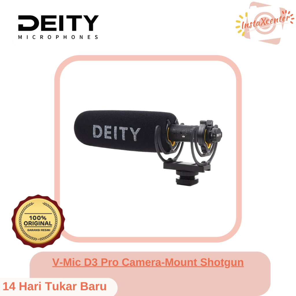 Jual Deity Microphone V-Mic D3 Pro Camera-Mount Shotgun Original ...