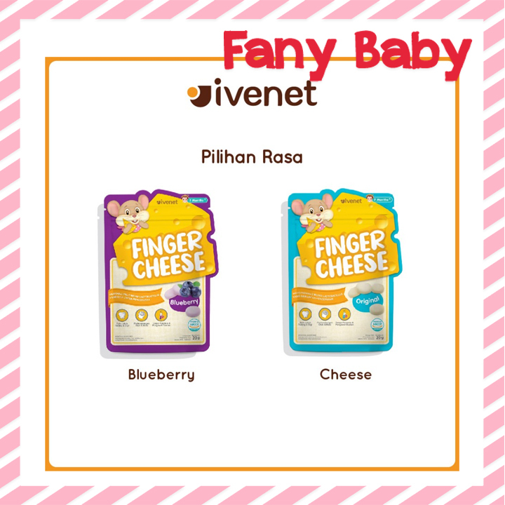 Jual IVENET FINGER CHEESE ORIGINAL 20GR | Shopee Indonesia