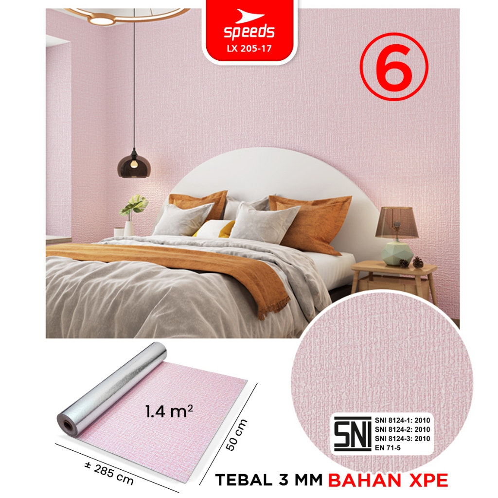 Jual SPEEDS SNI Wallpaper Dinding Murah Wallpaper Dinding Kamar Roll ...