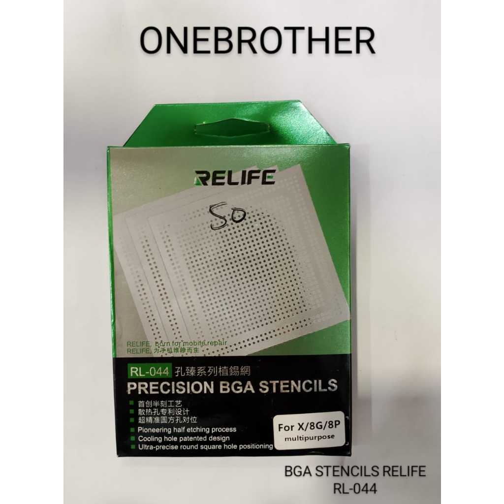 Jual PLAT CETAKAN BGA STENCILS RELIFE RL-044 IP X / IP 8G / IP 8P | Shopee Indonesia