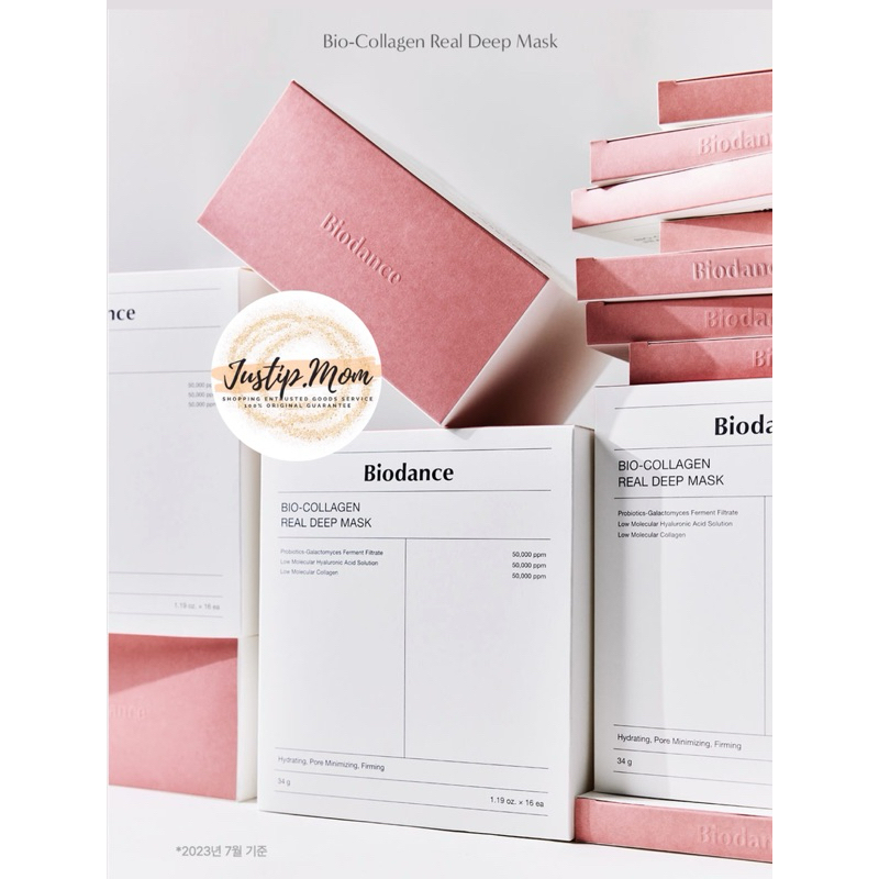 Jual 100% ORIGINAL Korea Biodance Bio-Collagen Real Deep Mask / Hydro Cera-Nol Real Deep Mask ...