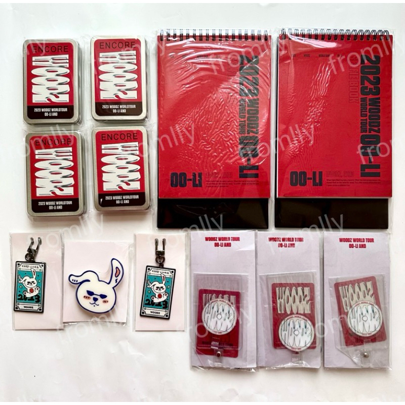 Jual [READY] WOODZ World Tour [OO-LI AND] Official MD Keyring Selfie Book Tin Case Photocard ...