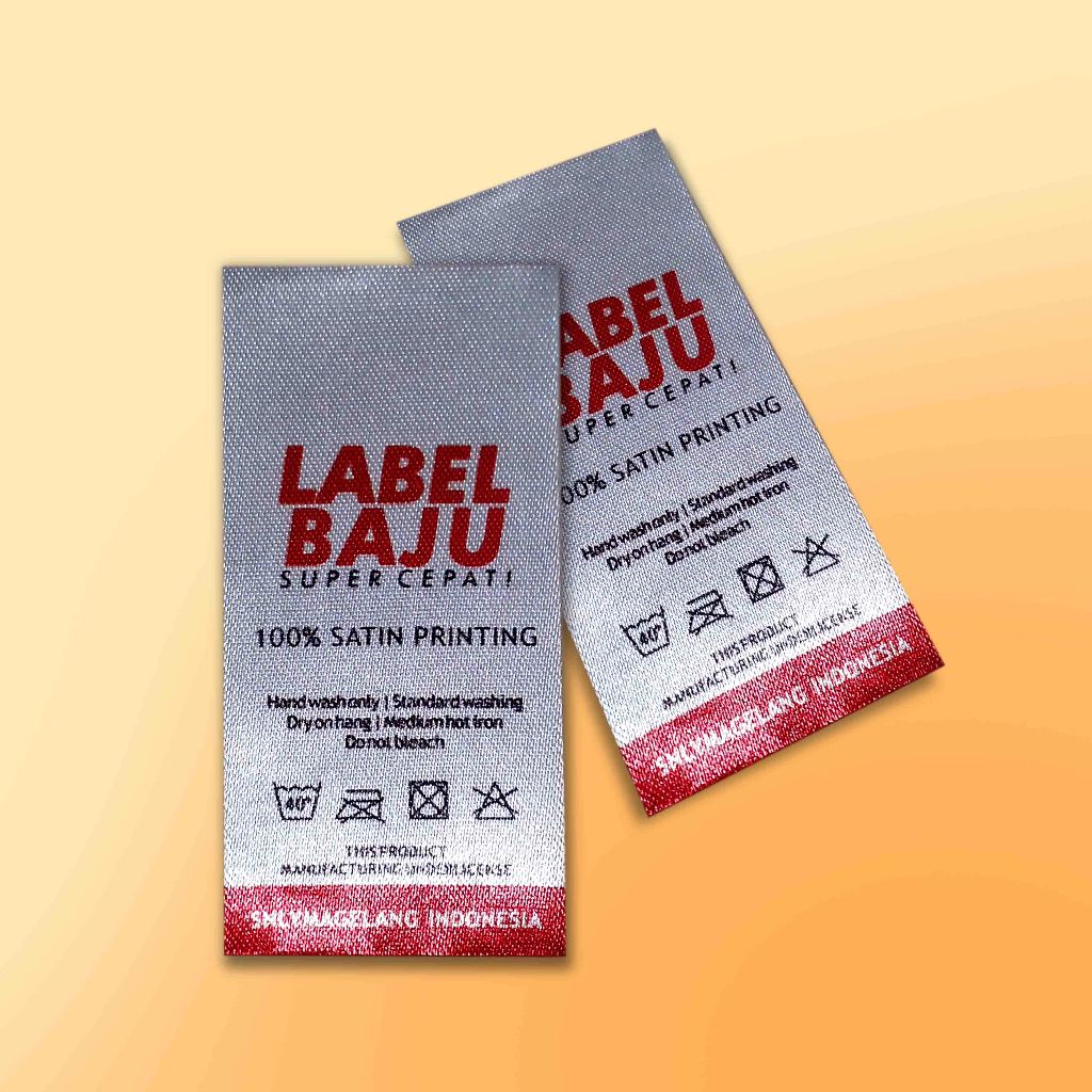 Jual Label Baju / Label Hijab / Label Satin Custom / Label Pengganti ...