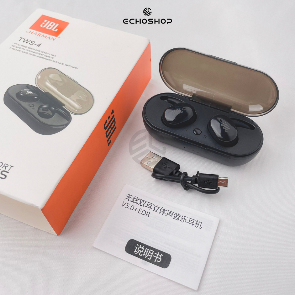 Jual WIRELESS EARPHONE JBL TWS 4 HIFI SOUND SPORT WIRELESS | Shopee ...