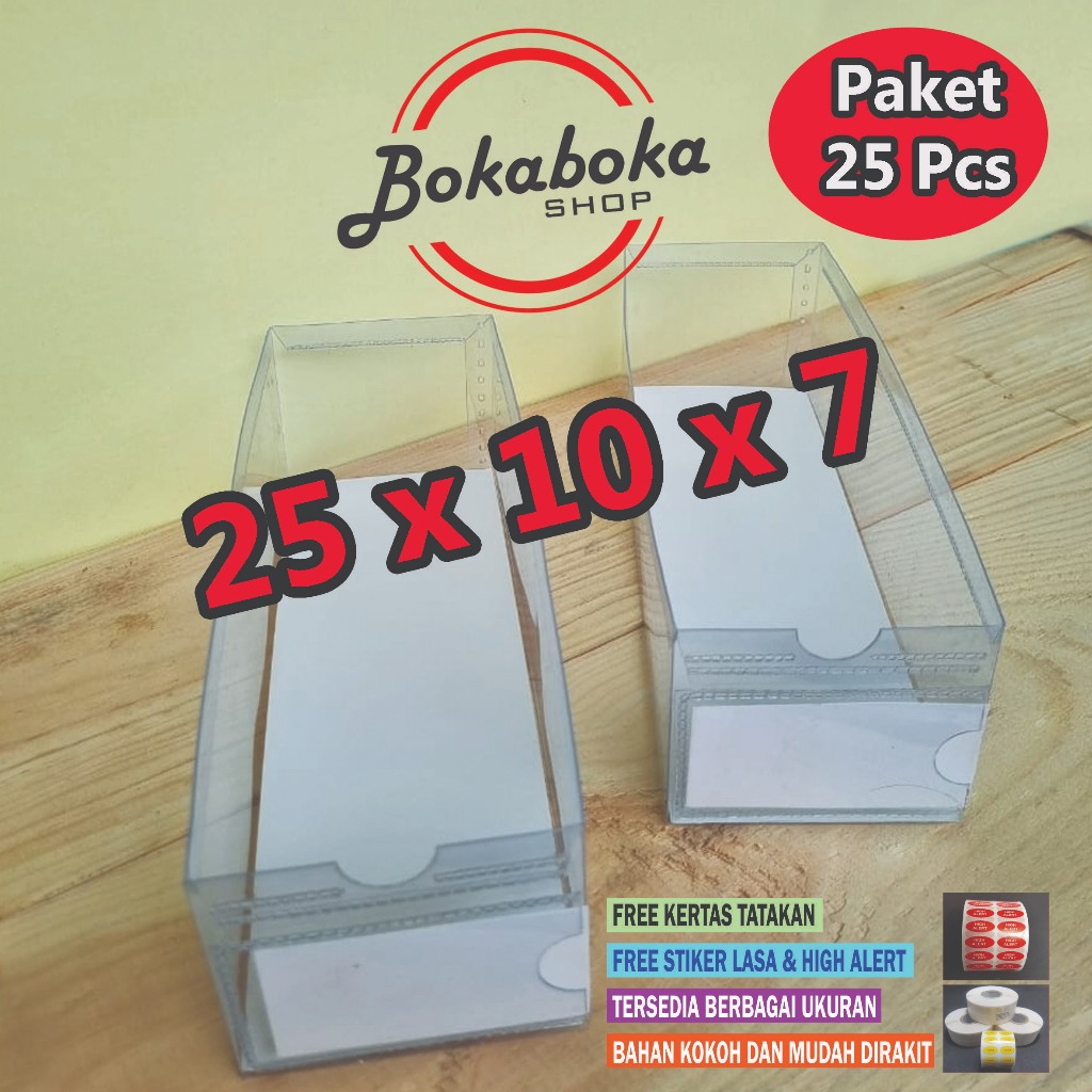 Jual Kotak Obat Mika jumbo 25 x 10 x 7 Paket isi 25 | Shopee Indonesia