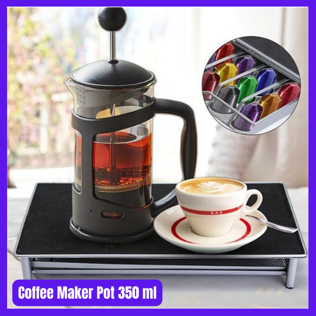 Jual French Press Jumbo Coffee Maker Pot Bean 350ML Cocok Untuk Kopi ...